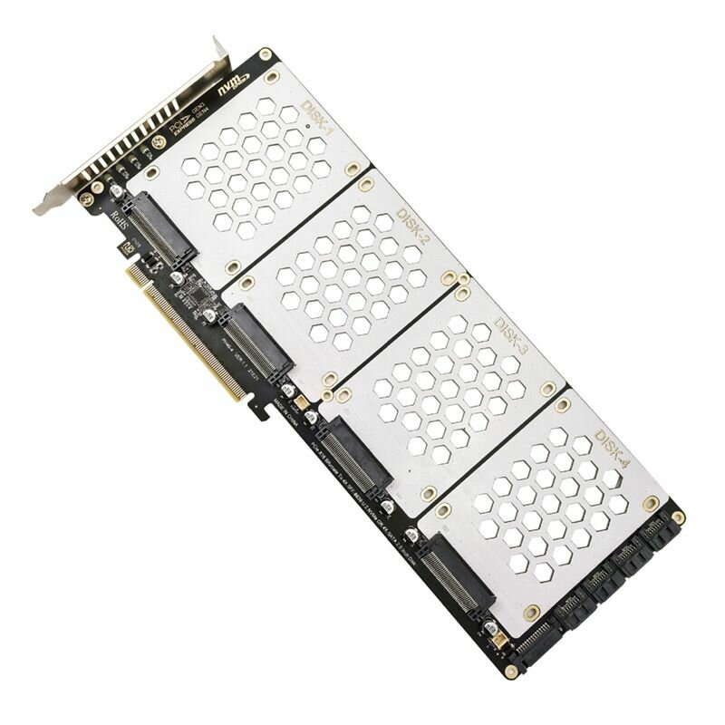 PH46-4 4-Дисковый SFF8639 U.2 NVME И SATA 2,5-Дюймовый Жесткий Диск U.2 NVMe SATA 2.5 дюйма SFF8639 4 отсека
