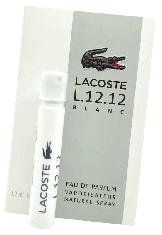 Парфюмерная вода Лакост Л 12 12 Бланк для мужчин 1.2 мл - L 12 12 Blanc Pure сэмпл