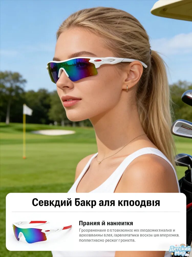 Солнцезащитные очки , бордовый — фото 1