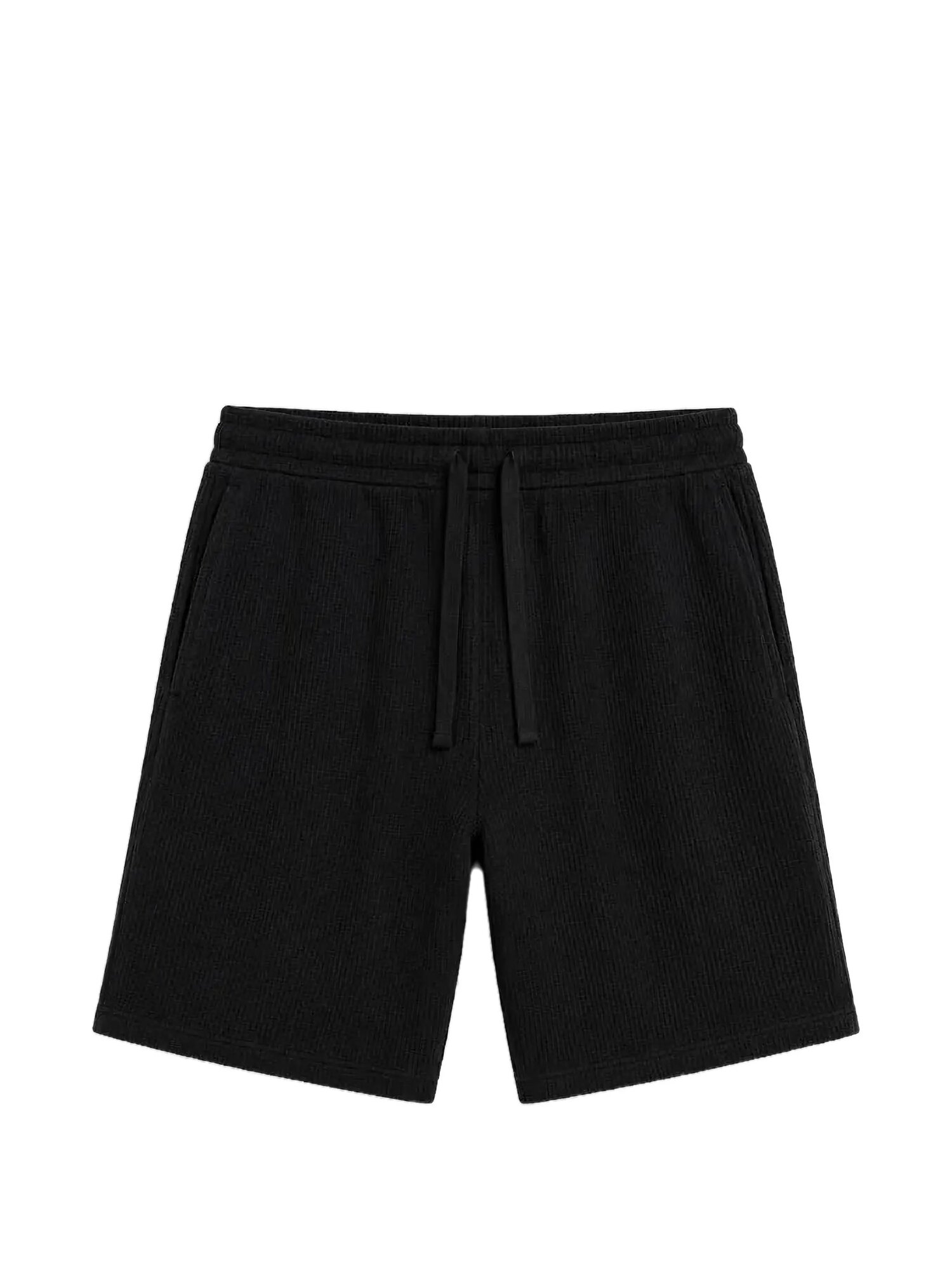 Шорты Waffle-knit logo-patch shorts