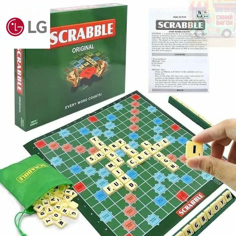 Игра настольная Scrabble - английский — фото 1