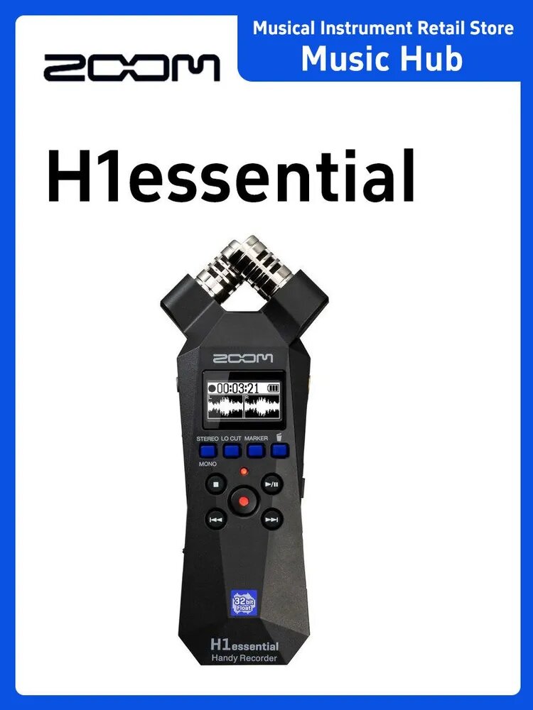 Zoom H1essential портативный 32-разрядный магнитофон