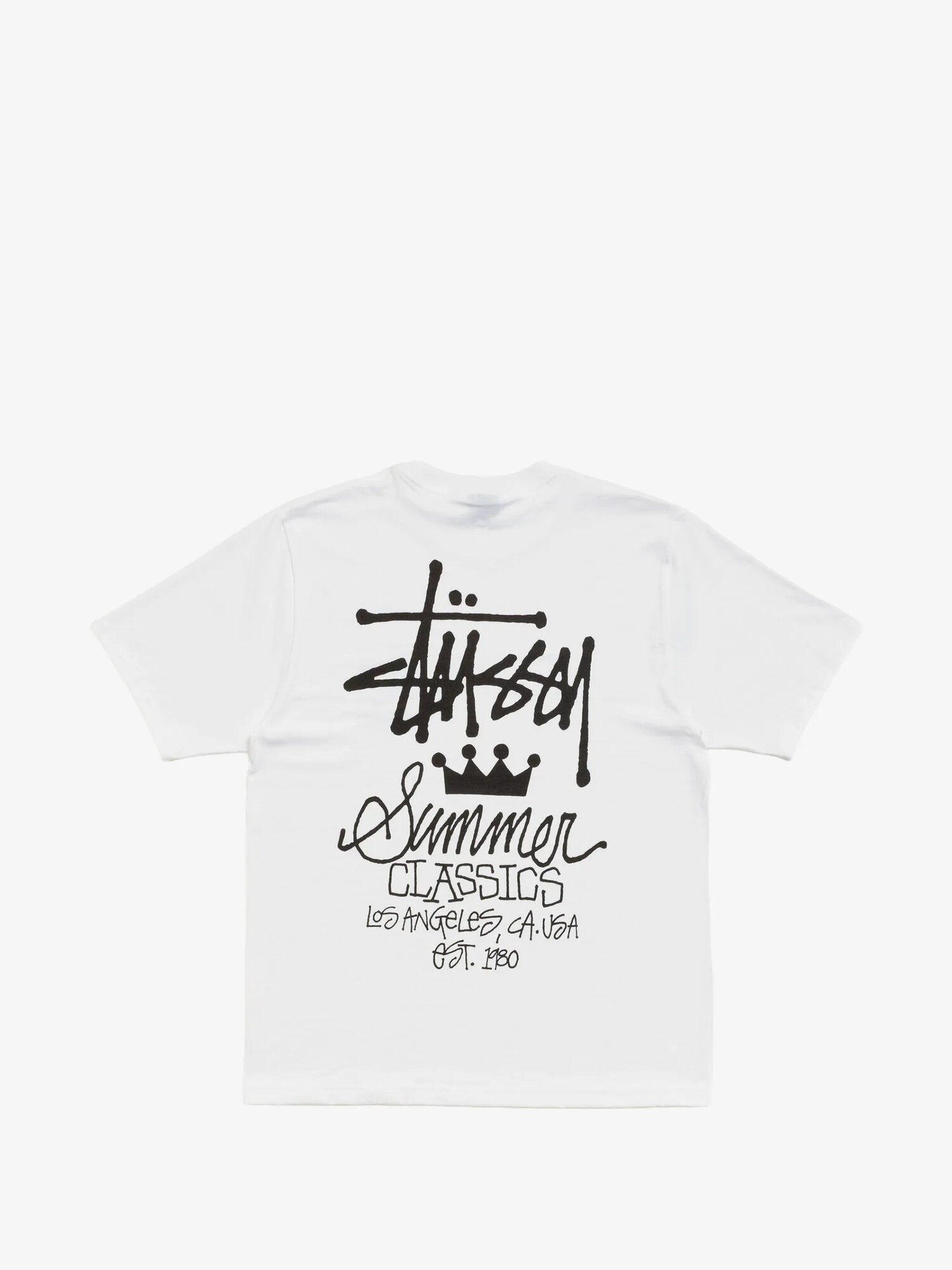 Футболка Stussy Summer Classics, размер 48, белый — фото 1