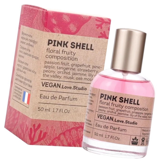 Женская парфюмерная вода Delta Parfum Vegan Love Studio Pink Shell 50 мл - Дельта Пинк Шелл