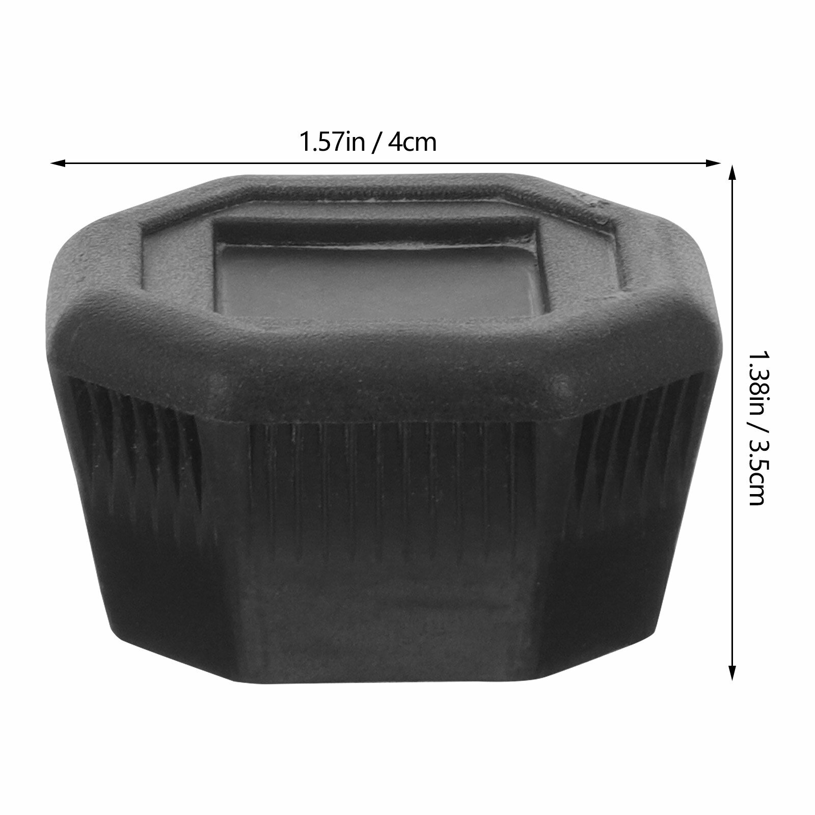 Черная Заглушка Для Теннисной Ракетки Из Пластика Размер 4.00X3.50X2.50Cm