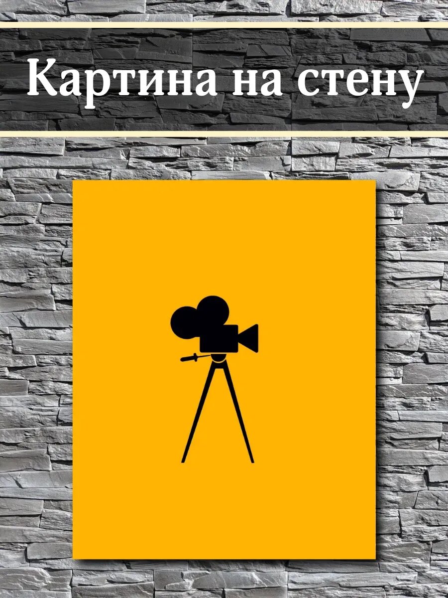 Картина на стену Камера режиссёр