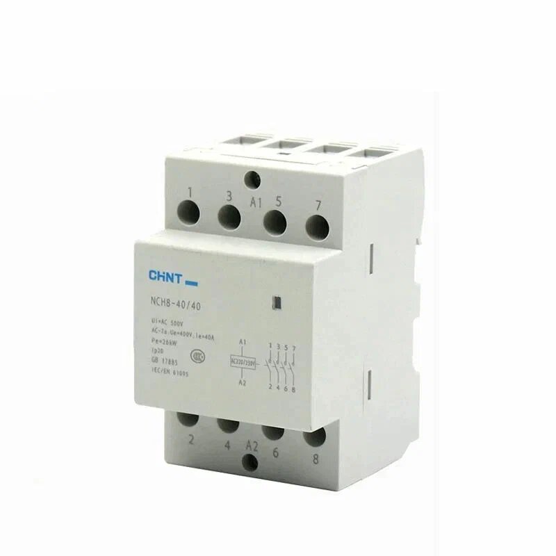 Контактор модульный Chint NCH8-40/40 40A 4НО AC220/230В, 50Гц (R)