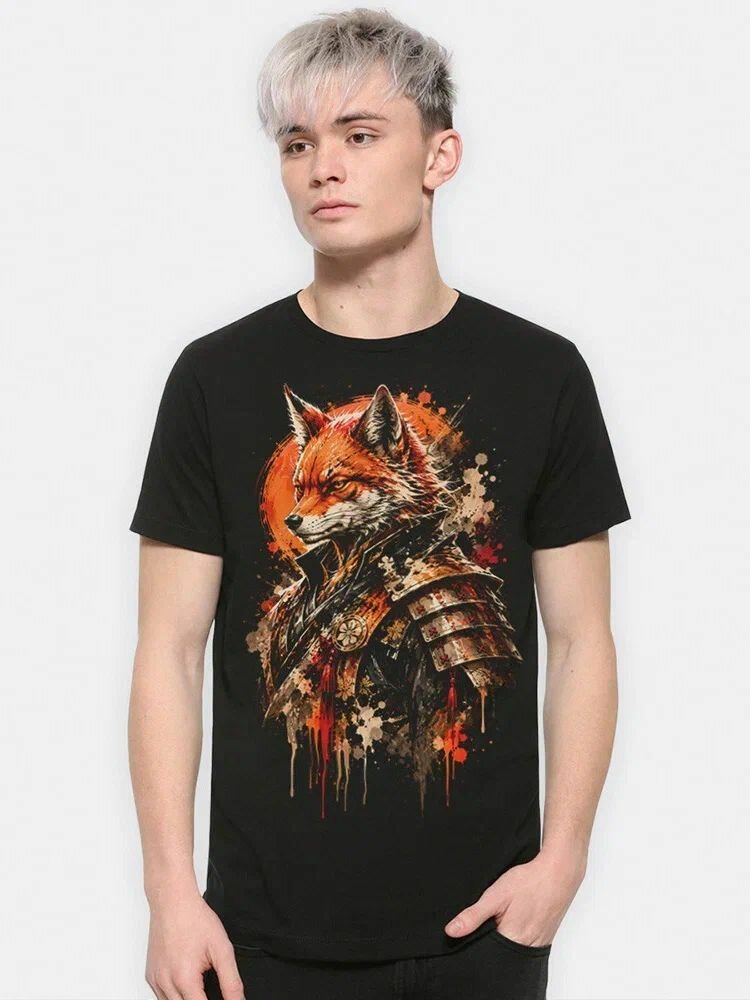 Футболка Dream Shirts Лиса Самурай / Мужская