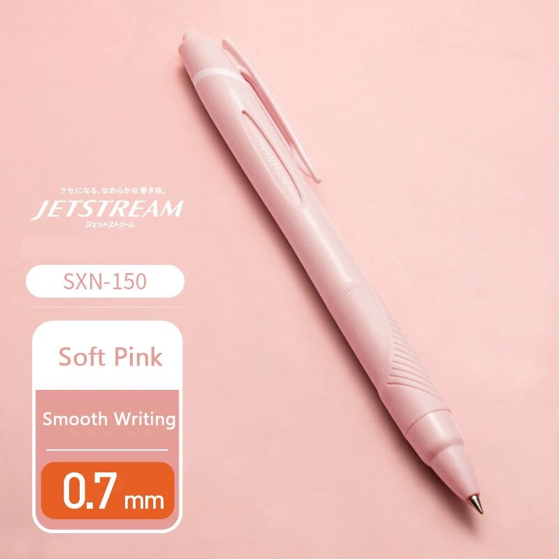 Шариковая ручка Uni JETSTREAM Розовый, 0.7mm Soft Pink