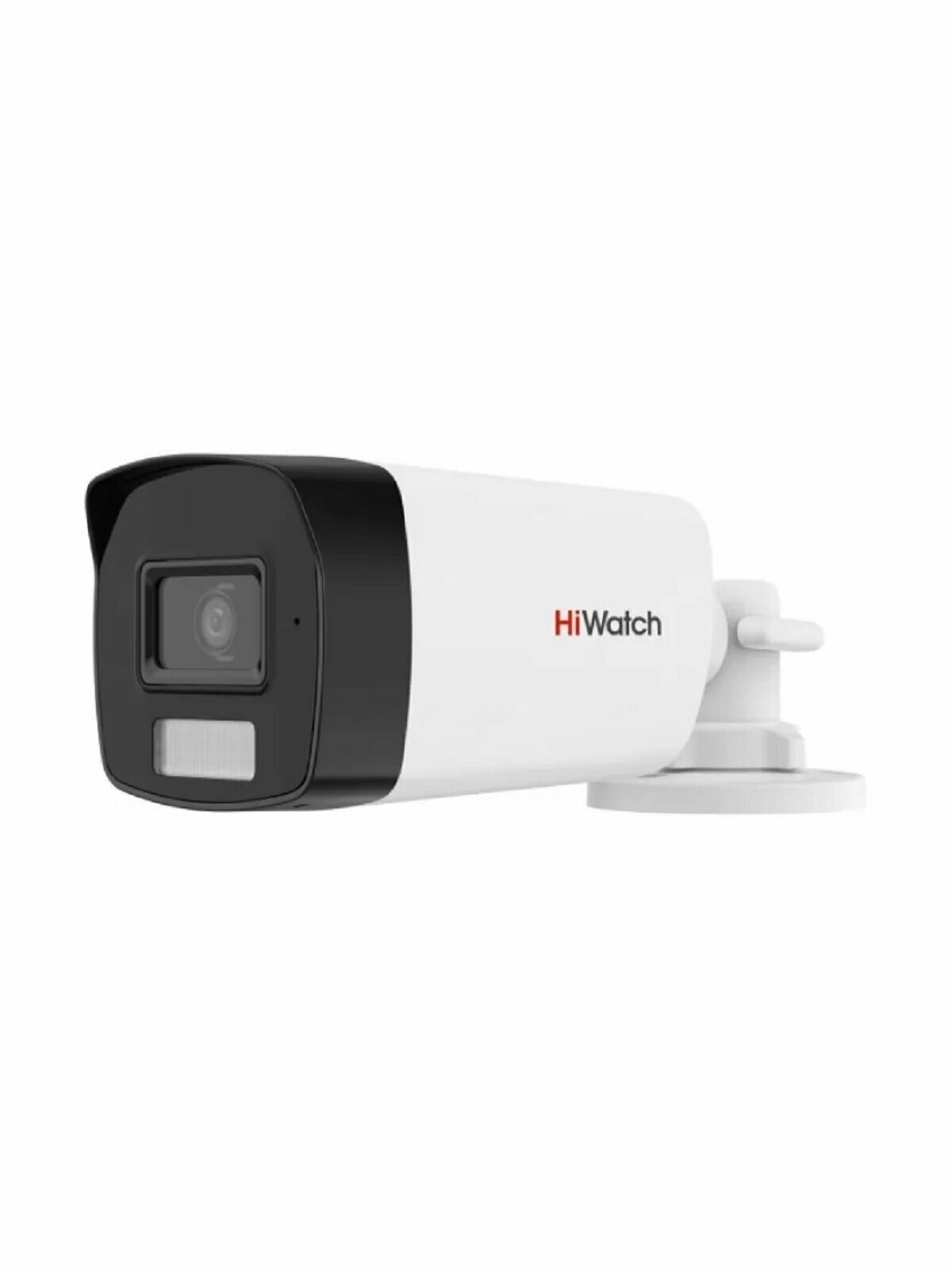 Видеокамера HiWatch HD-TVI DS-T520A, объектив 2.8mm, 5 Мп, 2960 × 1665 р, ИК-фильтр, IP67, встроенный микрофон, белый
