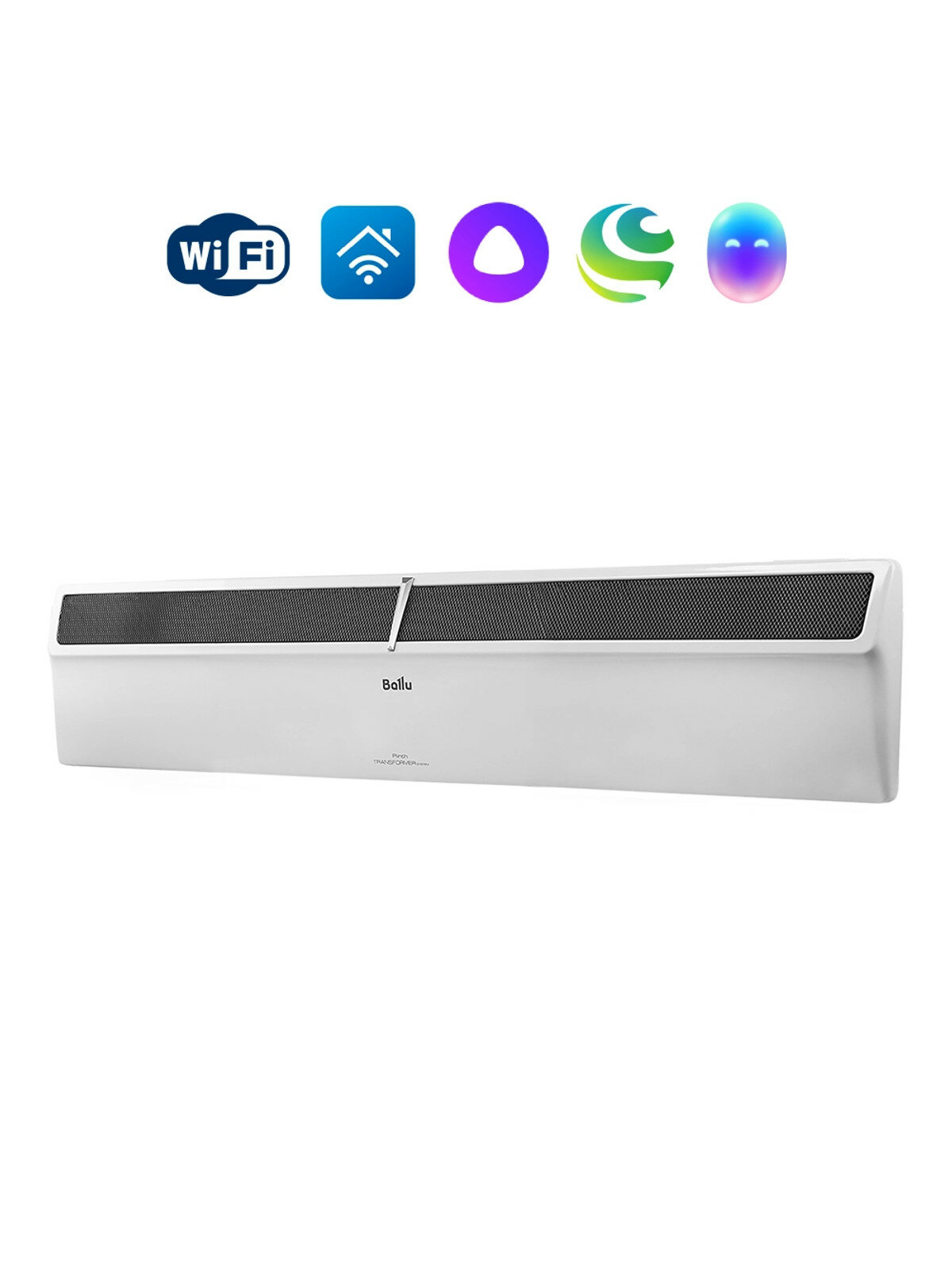 Конвектор Ballu Plinth Transformer BEC/PL-1500-4E с электронным блоком управления и опорами, Wi-Fi, 1500 Вт