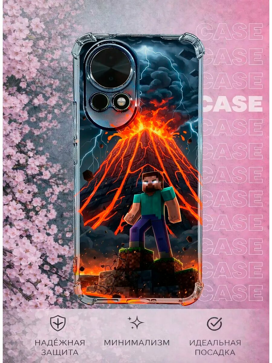 Чехол на Huawei Nova 13 с принтом Майнкрафт херобрин
