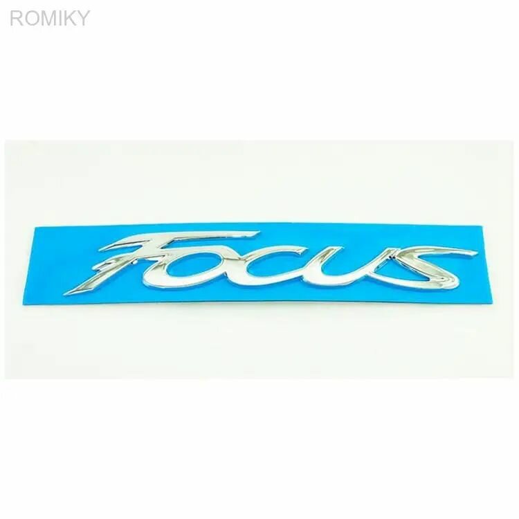 17X2.5cm Серебро-Соединительные буквы FOCUS logo, Английский алфавитный знак Ford, значок багажника, наклейка на задней стороне автомобиля