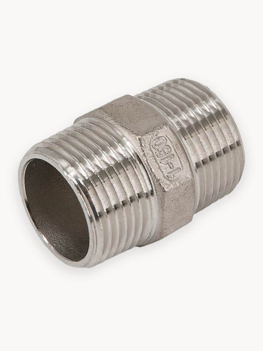 Newkey Ниппель резьбовой ДУ 25 (1" дюйм), AISI 304