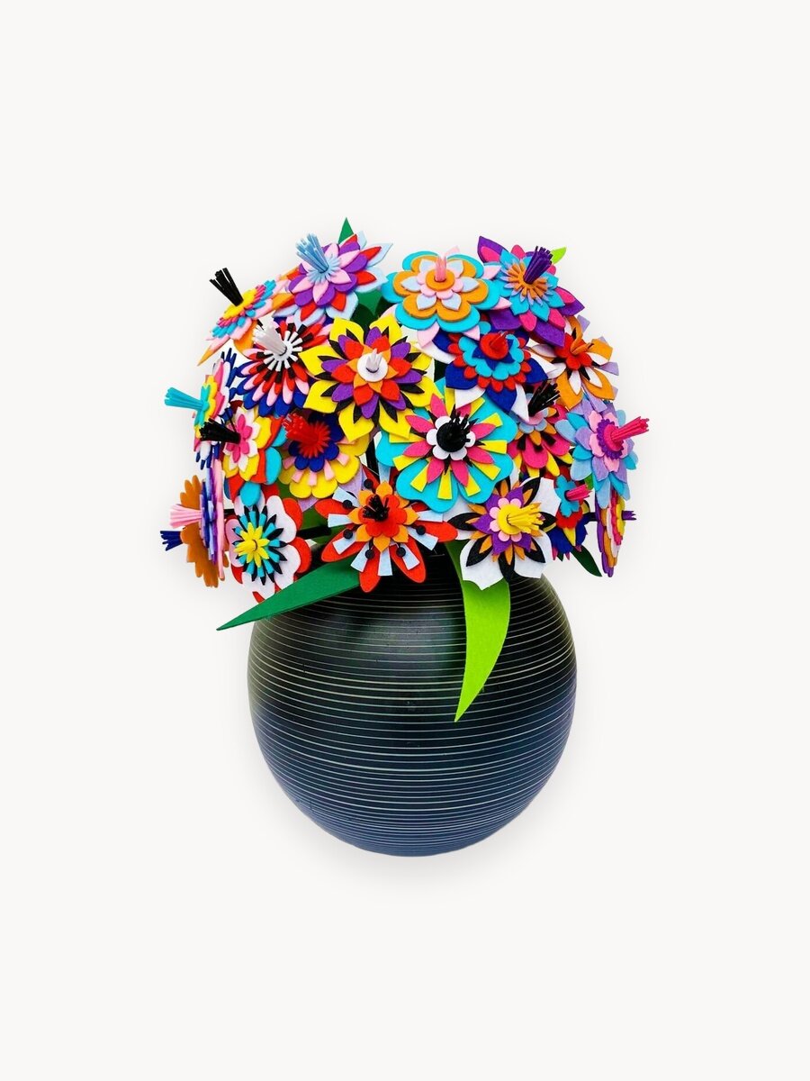 Набор для создания цветов и букетов. Набор для творчества. Цветы Яркие