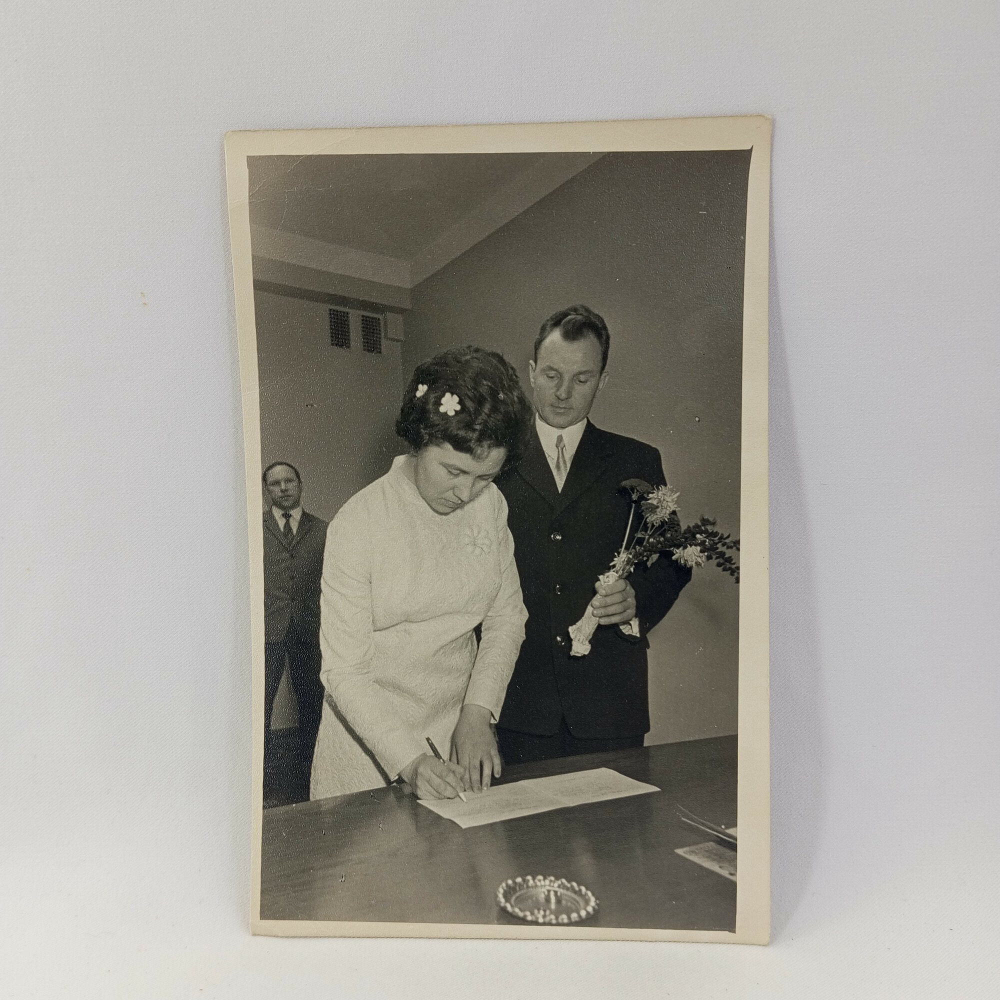 Фотография винтажная, СССР. Черно белый снимок с рукописной надписью 1971 года