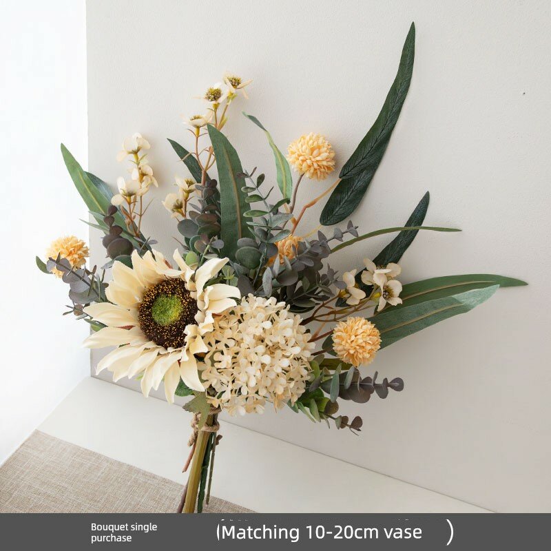 Искусственные цветы в стиле Моранди, свежий скандинавский и японский стиль, элегантные искусственные цветы для