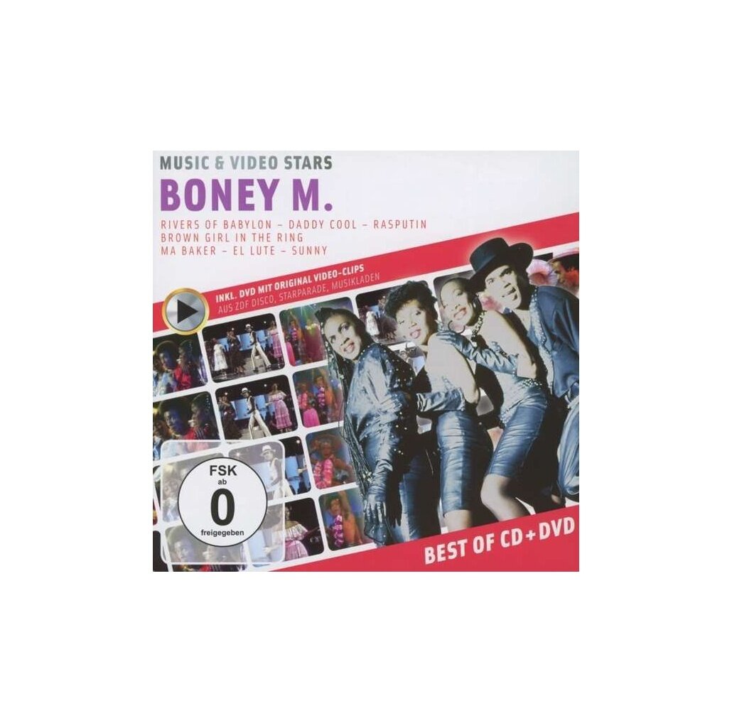 Диск Boney M. - Music & Video Stars (CD + DVD) (1 CD)