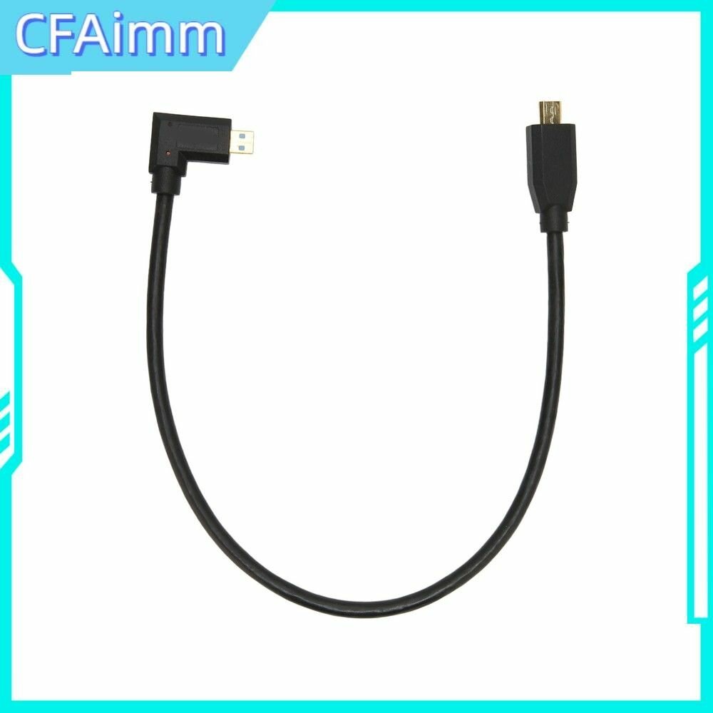 HDMI кабель Micro, 8K 60Hz, правое колено, OD4.0mm