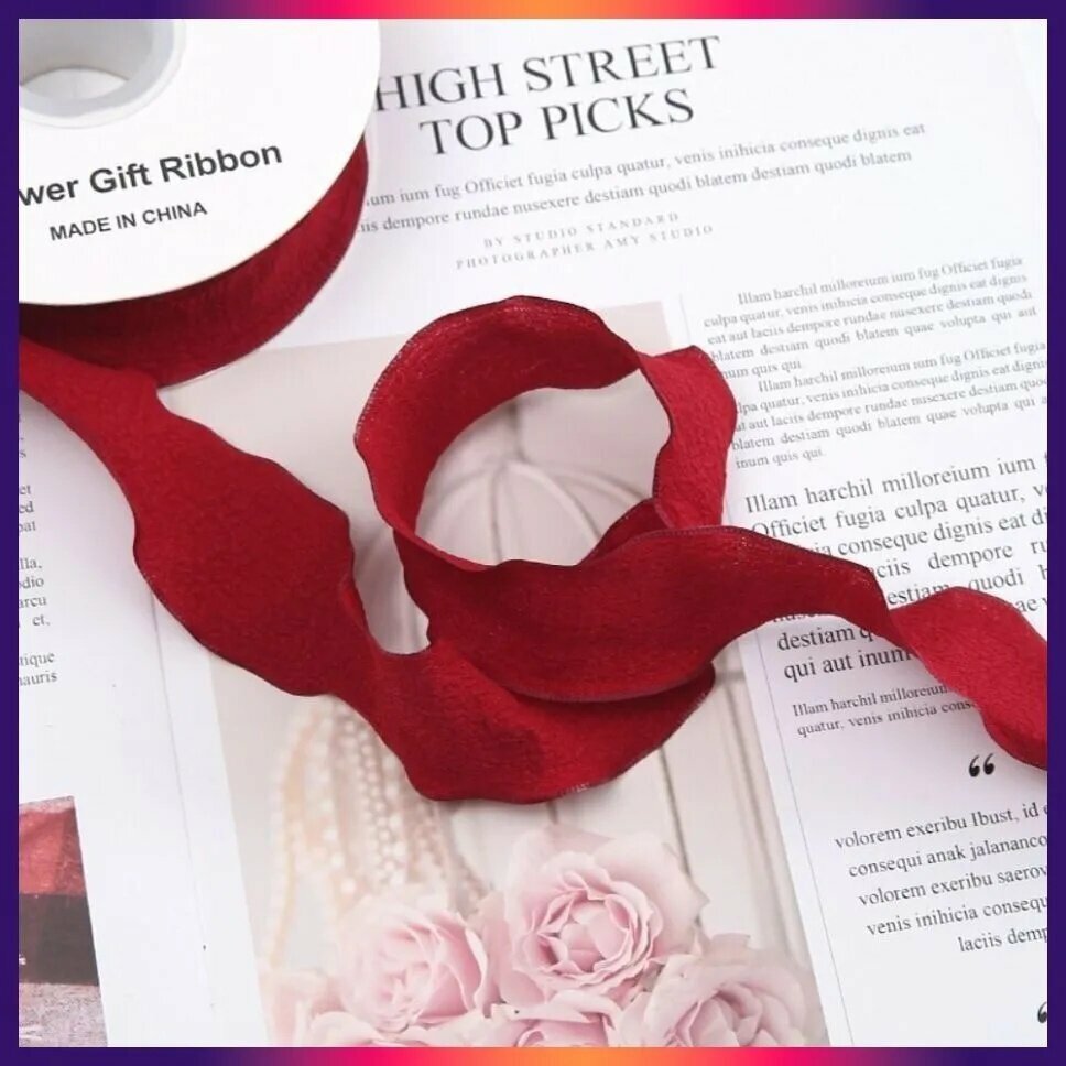 Ленты из пряжи рыбий хвост