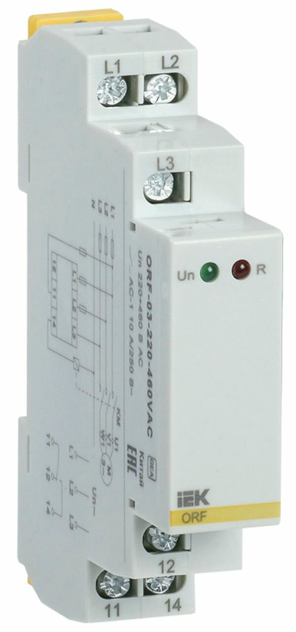 Реле фаз ONI ORF 03, трёхфазное, 220-460В AC