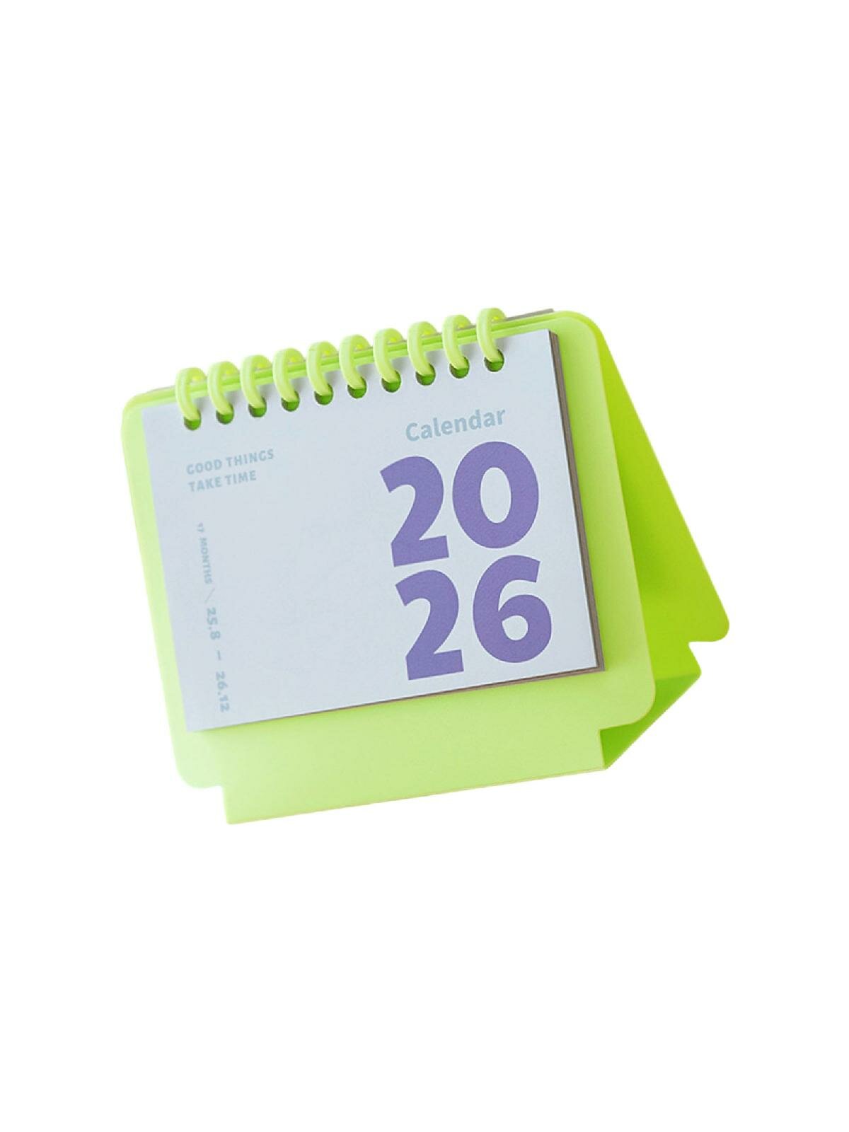 2026 Маленький настольный календарь Ежедневник Записная книжка для домашнего офиса Школа