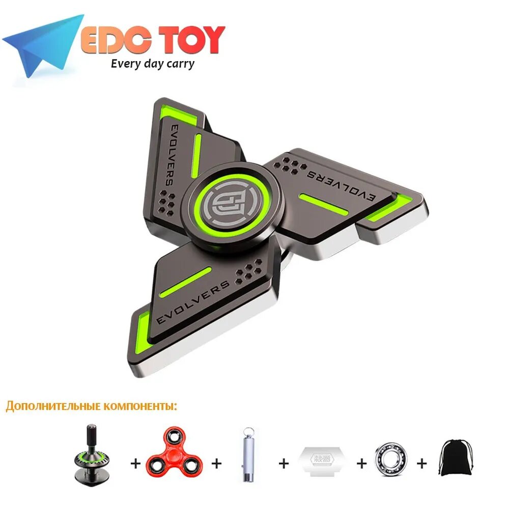 Антистрессовая иргрушка, металлическая игрушка для снятия стресса, EDC спиннер