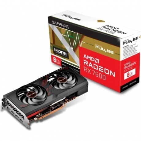 Видеокарта Sapphire RX7600 PULSE 8GB (11324-01-20G)