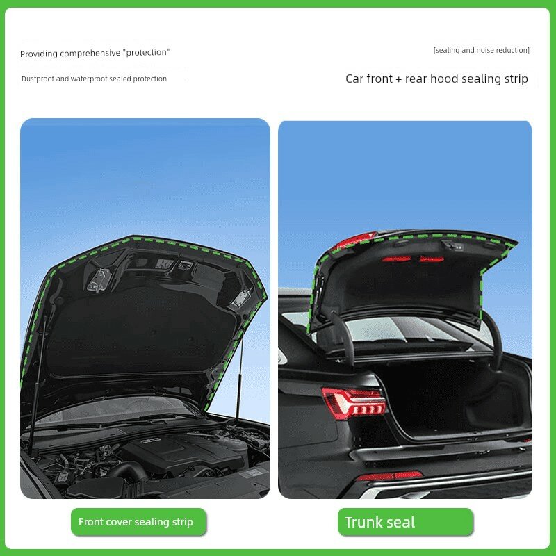 Уплотнительная лента для Subaru Forester, шумоизоляционная, пылезащитная, водонепроницаемая, звукоизоляционная