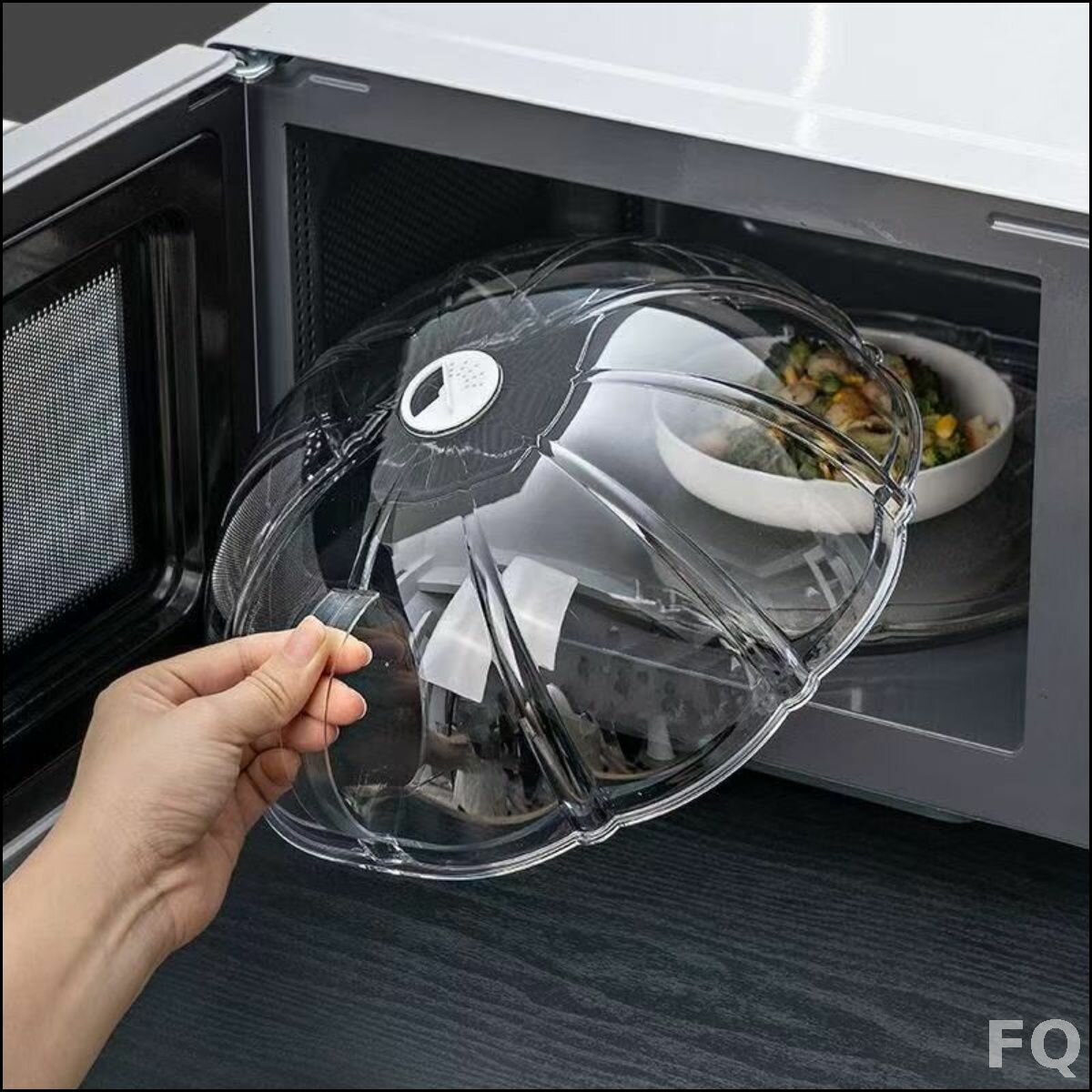 Крышка для СВЧ с антипригарным покрытием, универсальная, для микроволновки, 2 шт.