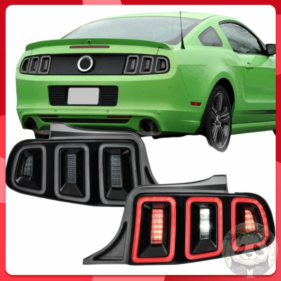 Фары автомобильные, 2 шт, арт. Лампа заднего света LED с последовательными огнями для Ford Mustang 2010-2014 гг.