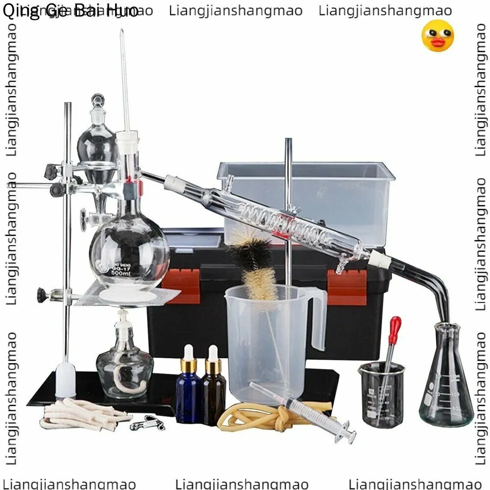 Эксклюзивный лабораторный блок для дистилляции эфирных масел 500 мл,