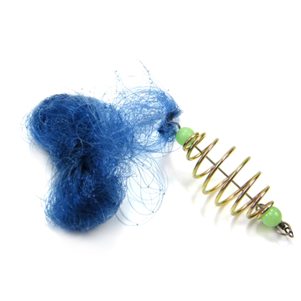 Рыбацкая сеть для ловли в мелководье с медной пружиной и светящимися бусинками, подвесной рыбацкий прибор, сеть для пресных вод, материал нитрон и медь, размеры ячеек 3#, 5#, 7#, 9#, 11#, вес упаковки 50 г, количество 1 шт.