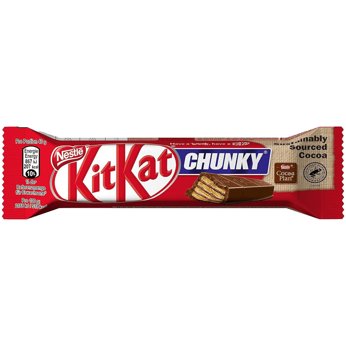 Шоколадный батончик KitKat Chunky 40 г