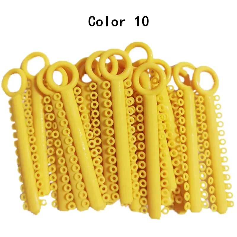 1040 шт. ортодонтические эластичные лигатуры, стоматологические лигатурные ленты, кольцо для 10