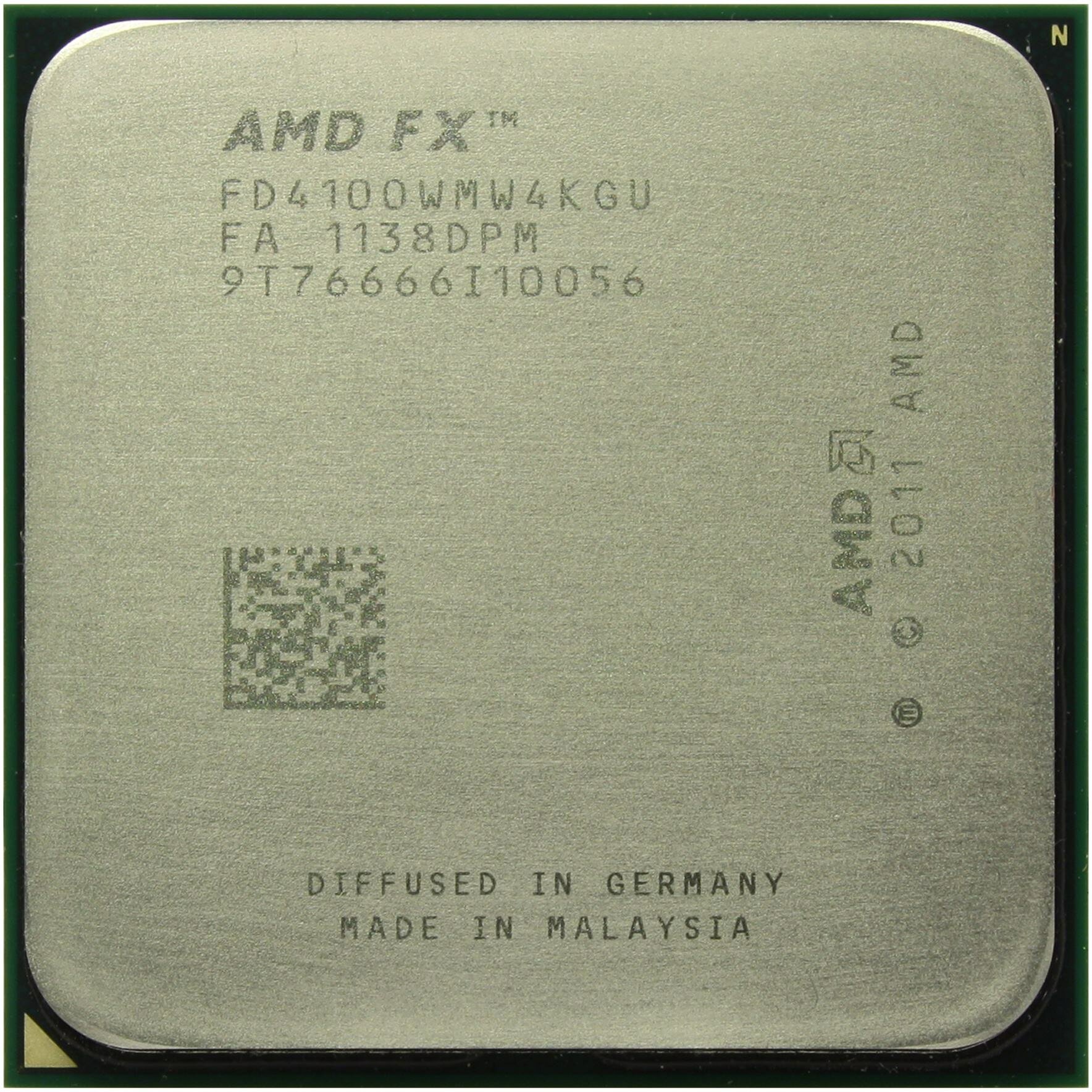 AMD FX-4100 (FD4100W) 3.6 GHz/4core/ 4+8Mb/95W/5200 MHz Socket AM3+