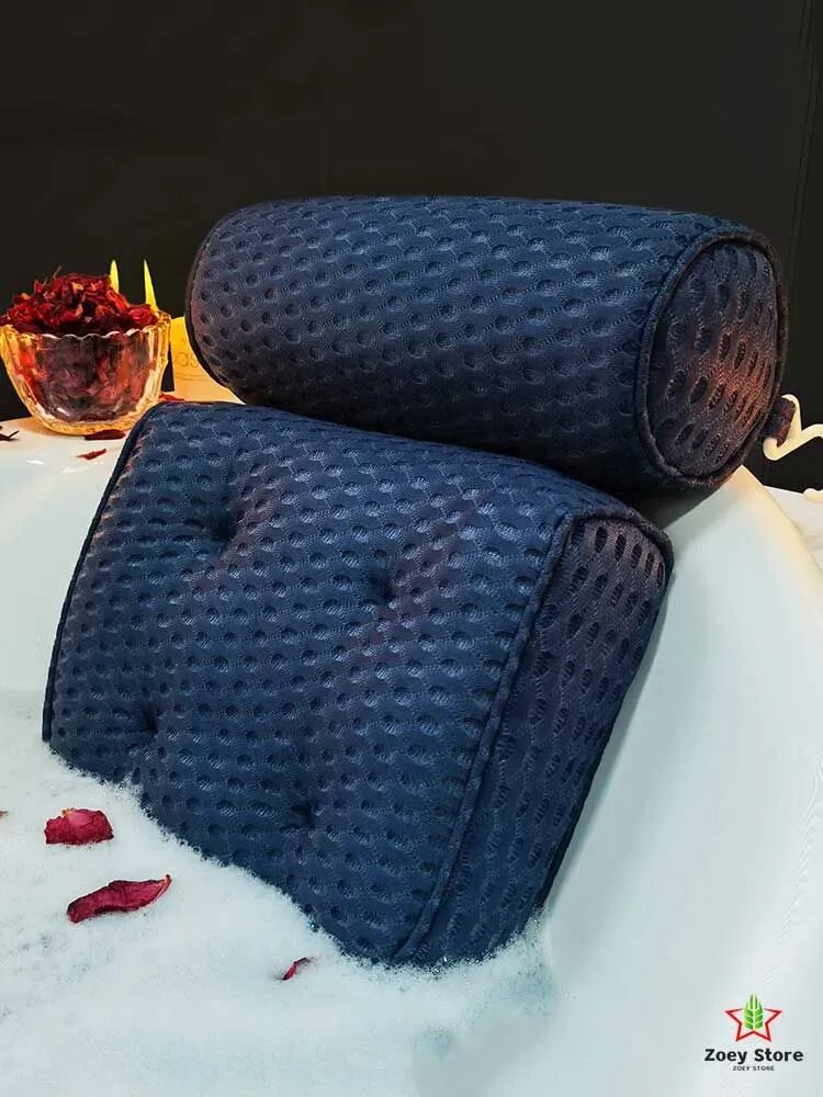 Подушка для ванной подушка для ванной на присосках синий