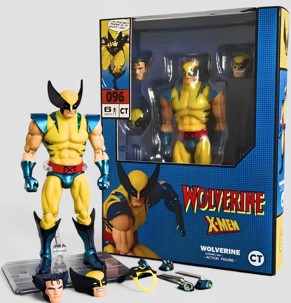 Фигурка Люди Икс Росомаха / X Men Wolverine (16см) ПВХ, 1 шт, для возраста 14+