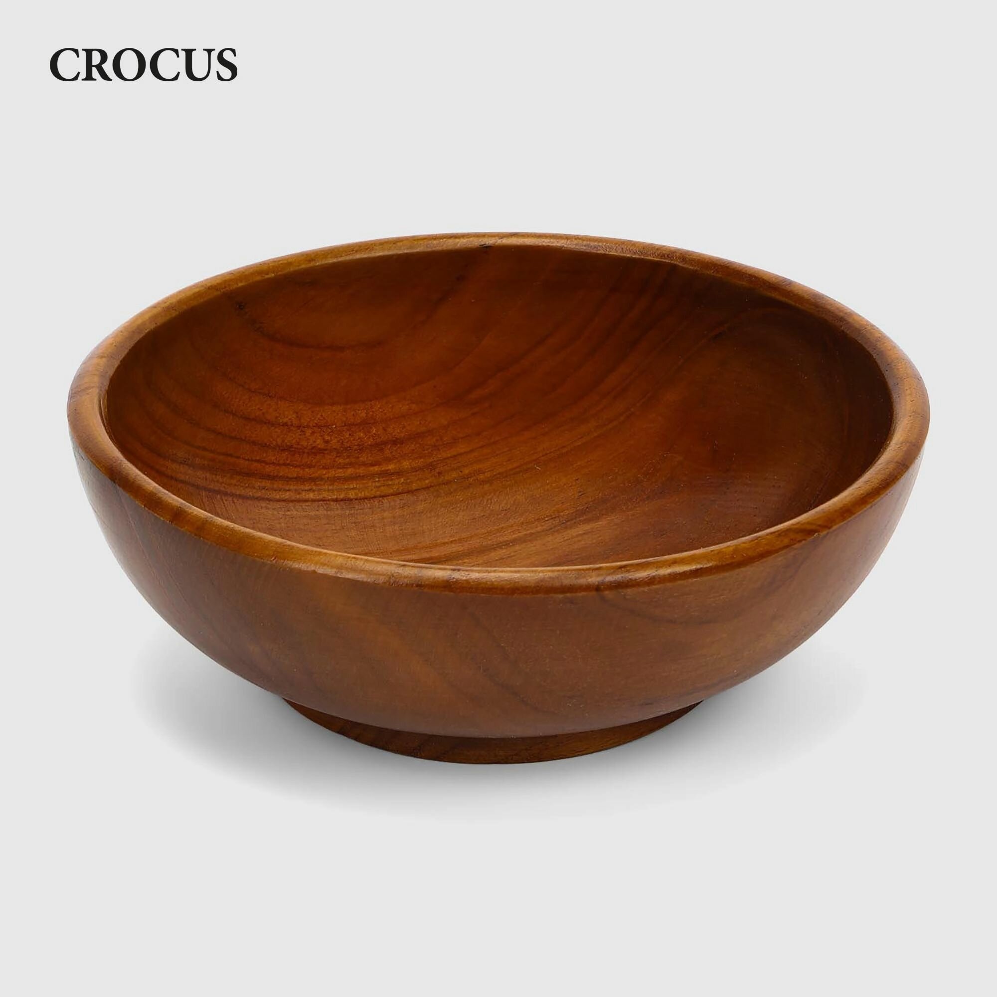 Салатник деревянный Crocus Mangkok kaki 2, 1 шт