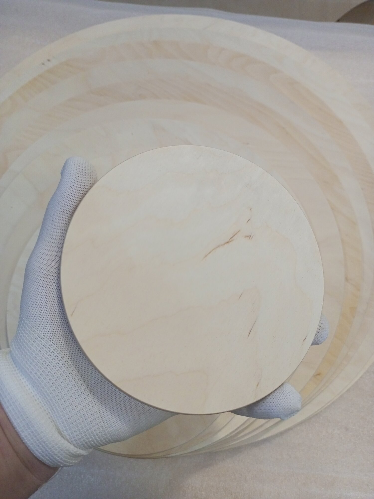 Круг фанера d15см толщина 12мм для творчества