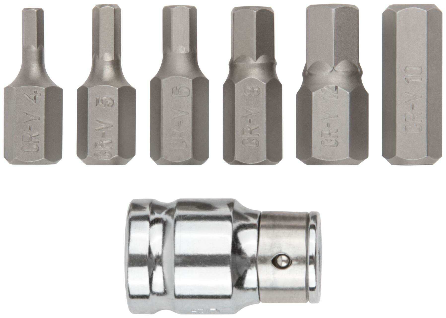 Набор бит 6-гранных 7 шт. CrV