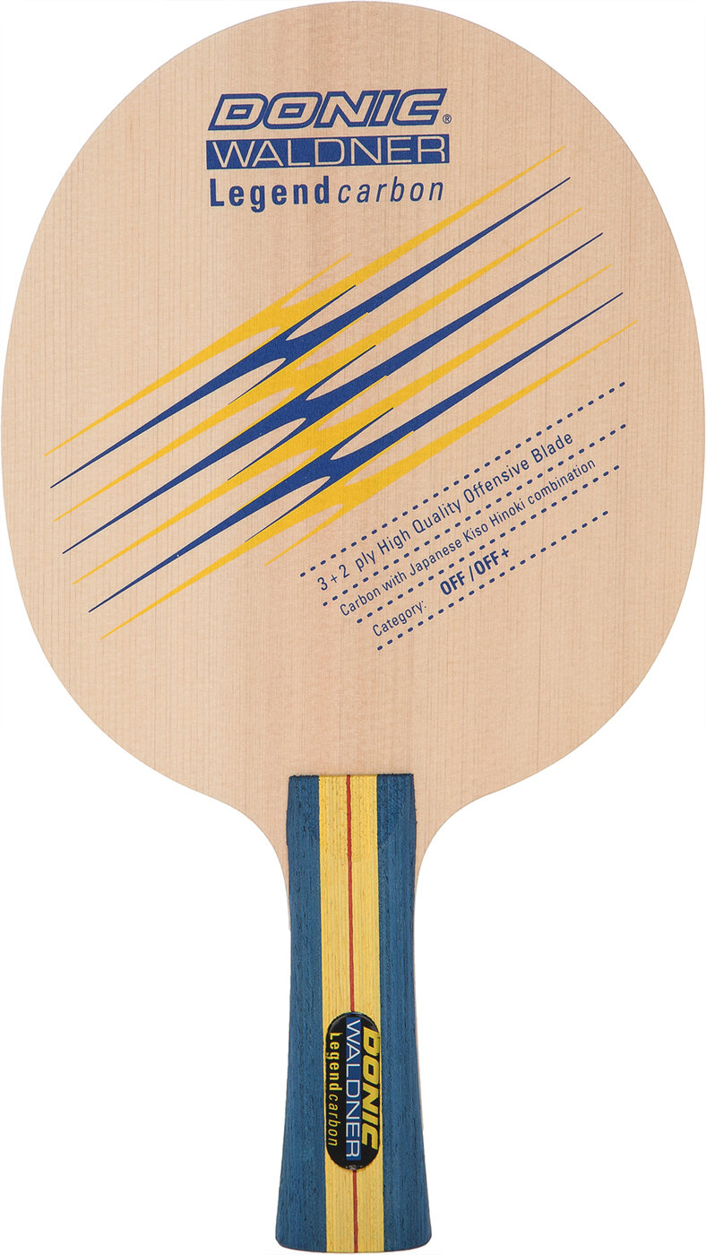 Основание для ракетки настольного тенниса DONIC Waldner Legend Carbon, ручка FL(CONC)