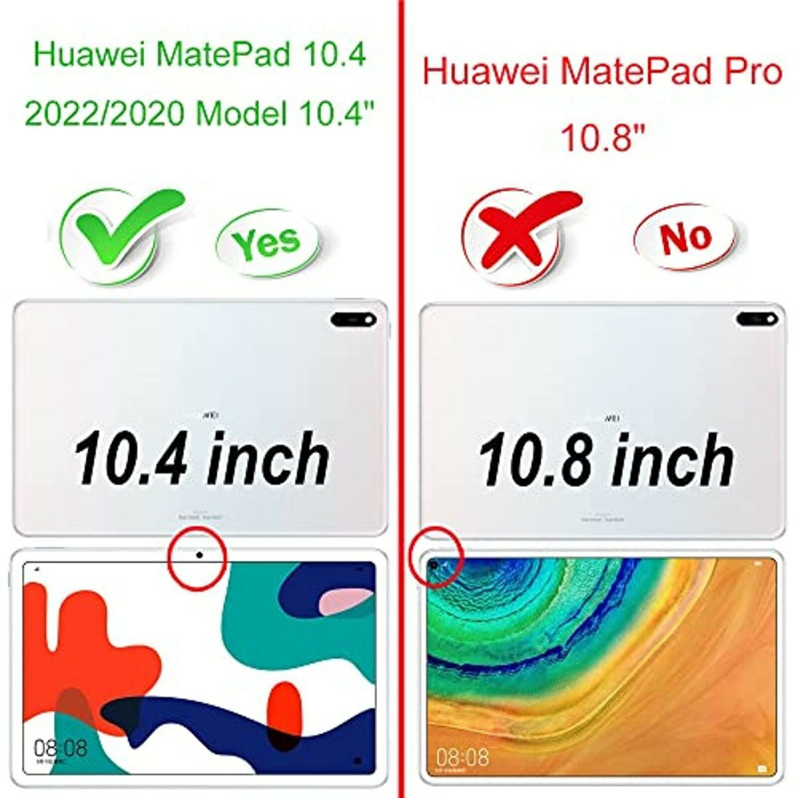 Чехол MyPads для планшета Huawei MatePad 10.4 2022 2020 с держателем для стилуса, светло-розовый