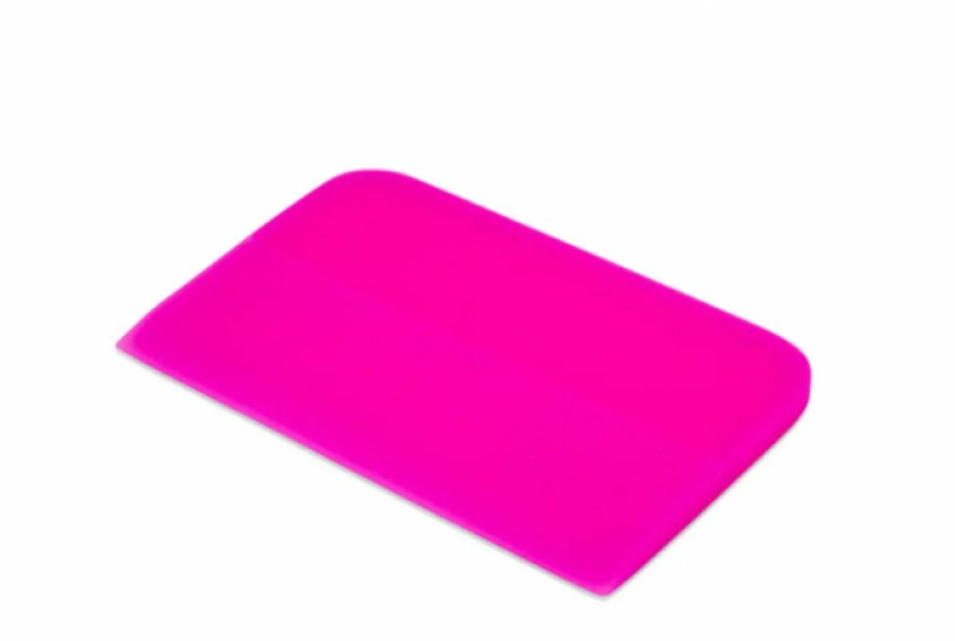 Инструмент для тонирования стекол Выгонка полиуретановая Pinky Slider средней жесткости (розовый), 12,5см