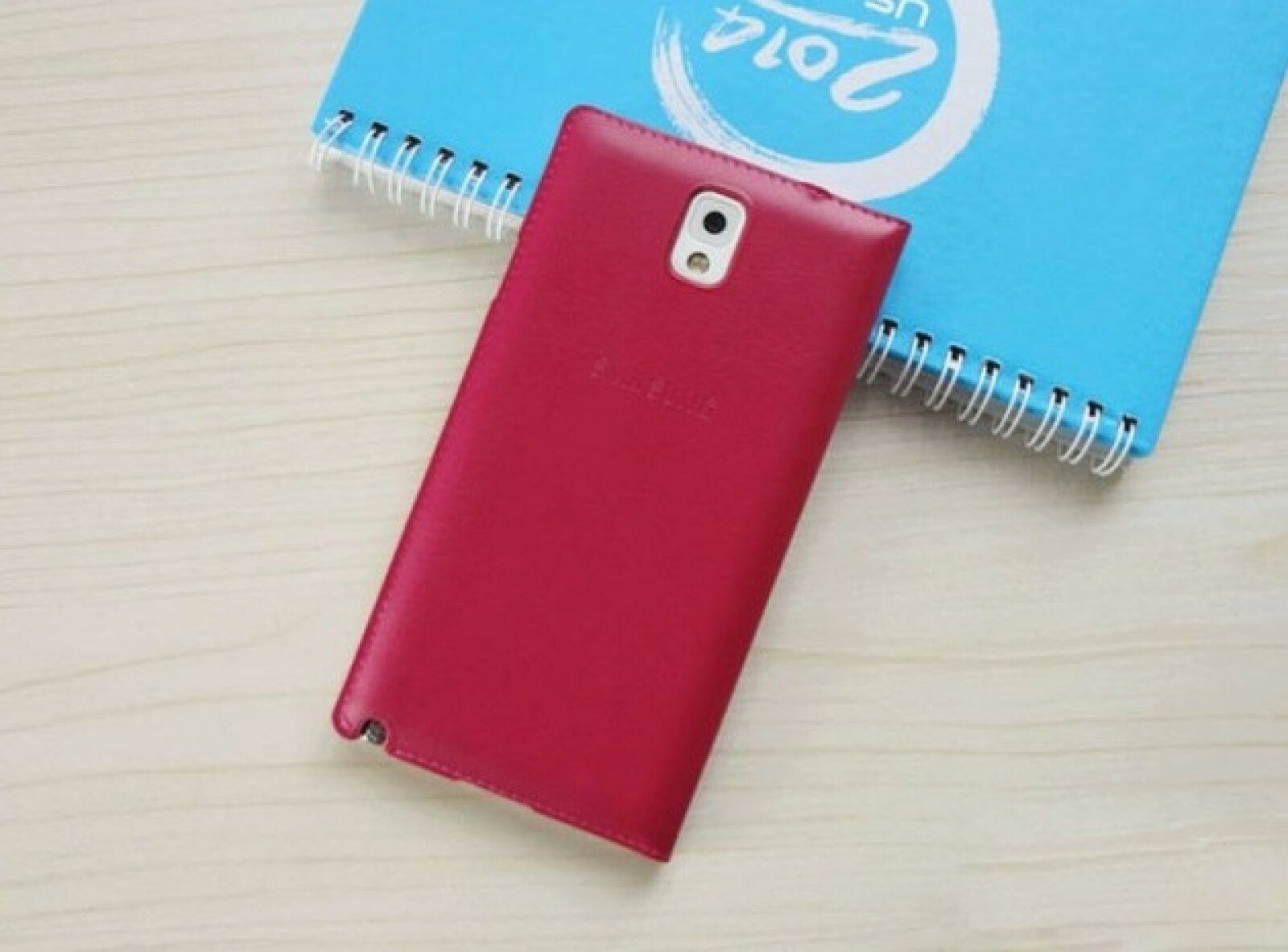 Защитный чехол Чехол. ру книжка для Samsung Galaxy S5 красный с окошком для вызовов из искусственной кожи