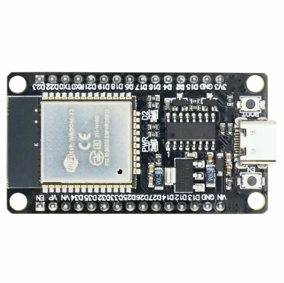 Плата разработки ESP 32 CH340C TYPE-C USB WiFi + Bluetooth ESP32-DevKitC-32 ESP-WROOM-32 плата разработки esp32 wifi bluetooth