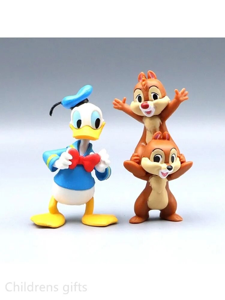 Дональд Дак + кукла Кики Тити ручной работы Disney Cute Model Toy Decoration