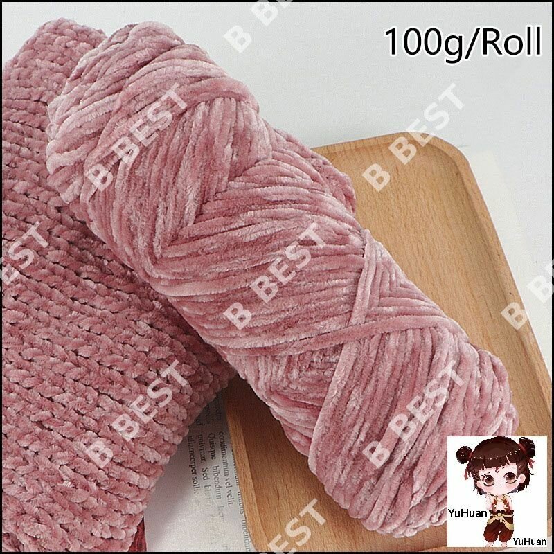 Шарики из шенильной велюровой пряжи Для шапок, шарфов, свитеров, кукол, вязаных туфель и наборов для вязания своими руками