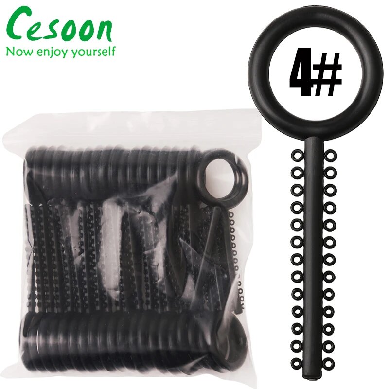 Лигатуры для брекетов Cesoon, черные, 4#