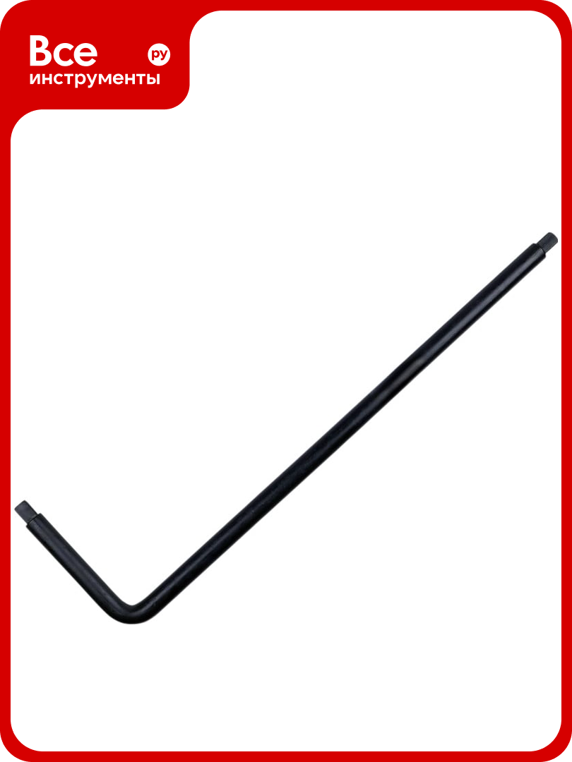 Г-образный вороток ключ полуинчовый из хромованадиевой стали с антикоррозийным покрытием дюймовый посадочный квадрат